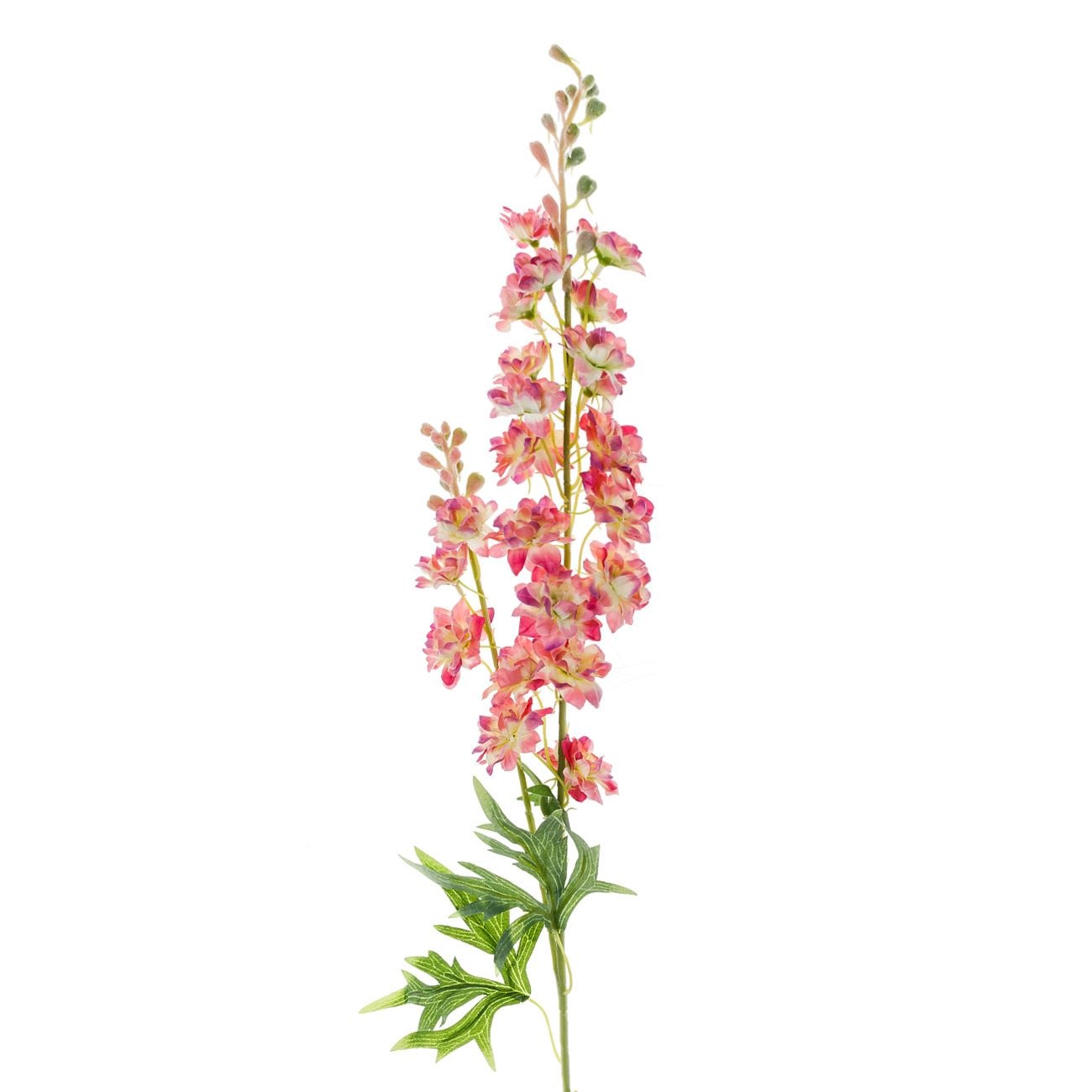 Planta decorativa artificiala, fir cu flori "Delfin" roz, 85cm - eMAG.ro