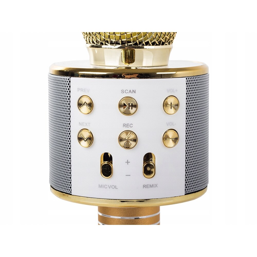 Microfon Wireless Karaoke, Fara Fir, Cu Bluetooth si Boxa Incorporata ...
