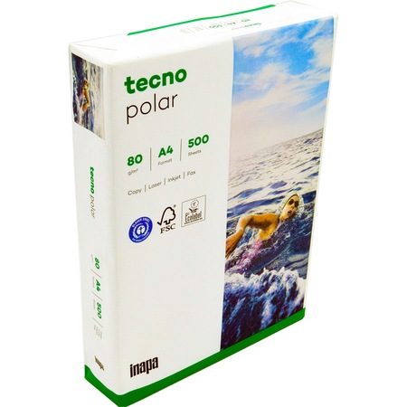 Techno Polar A4 másolópapír, 80gr, 500lap/belső csomag, 2500 lap/doboz ...