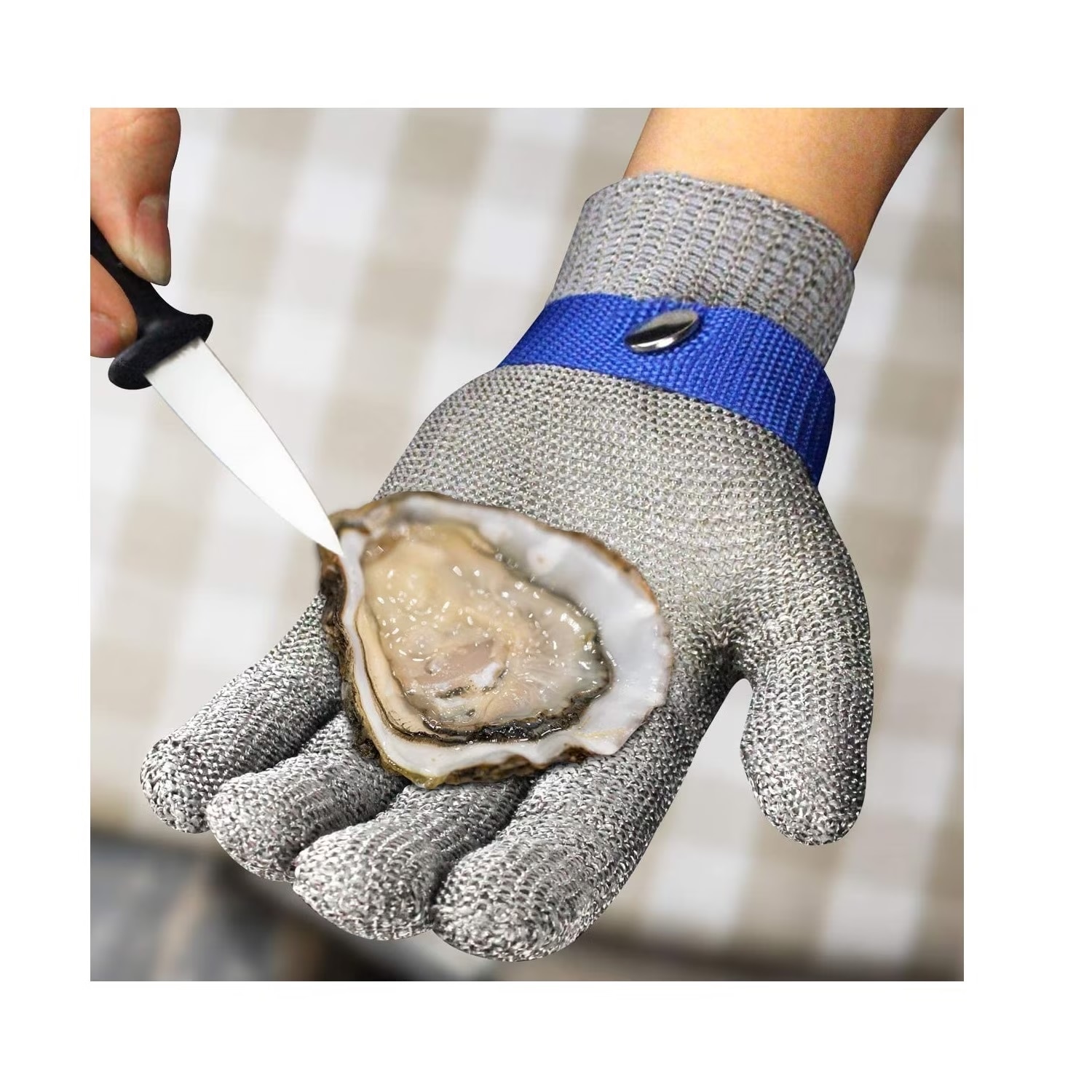 Set Profesional macelar format din 2 Cutite pentru dezosat si Manusa ...