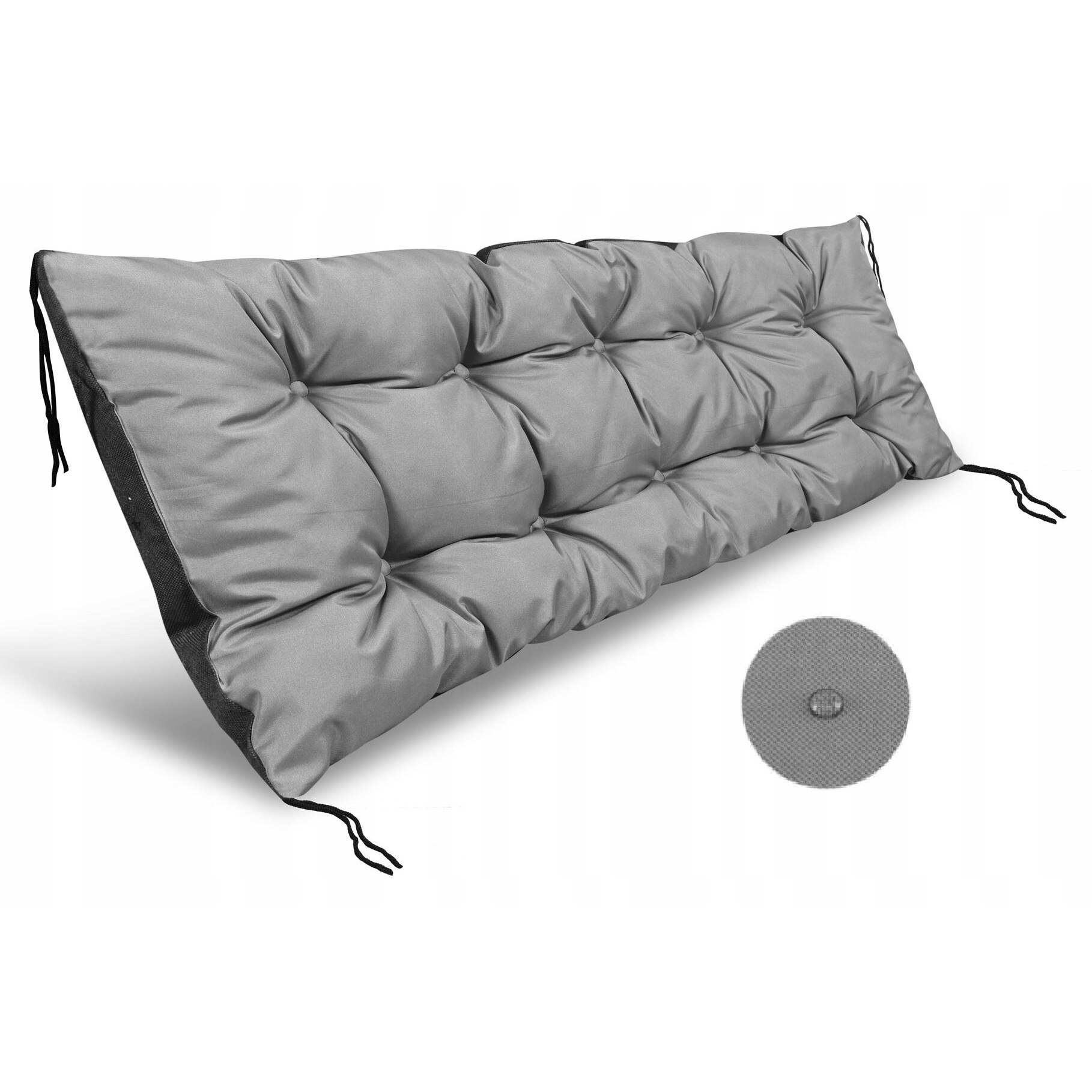 Set 3 perne pentru banca de gradina, PVC, Gri - eMAG.ro