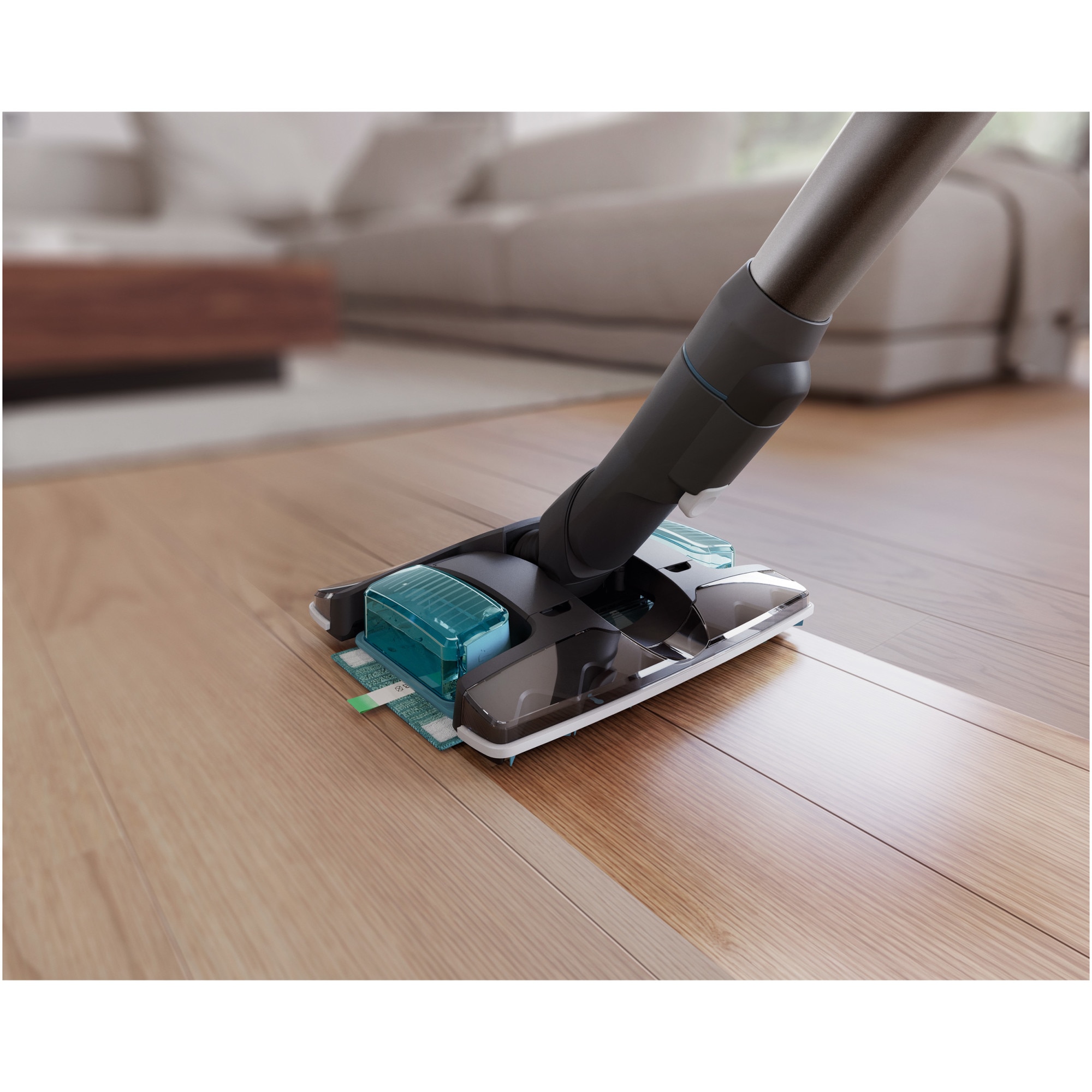 Aspirator vertical Philips XC8055/01, Aqua Plus, 25.2V, durata de ...