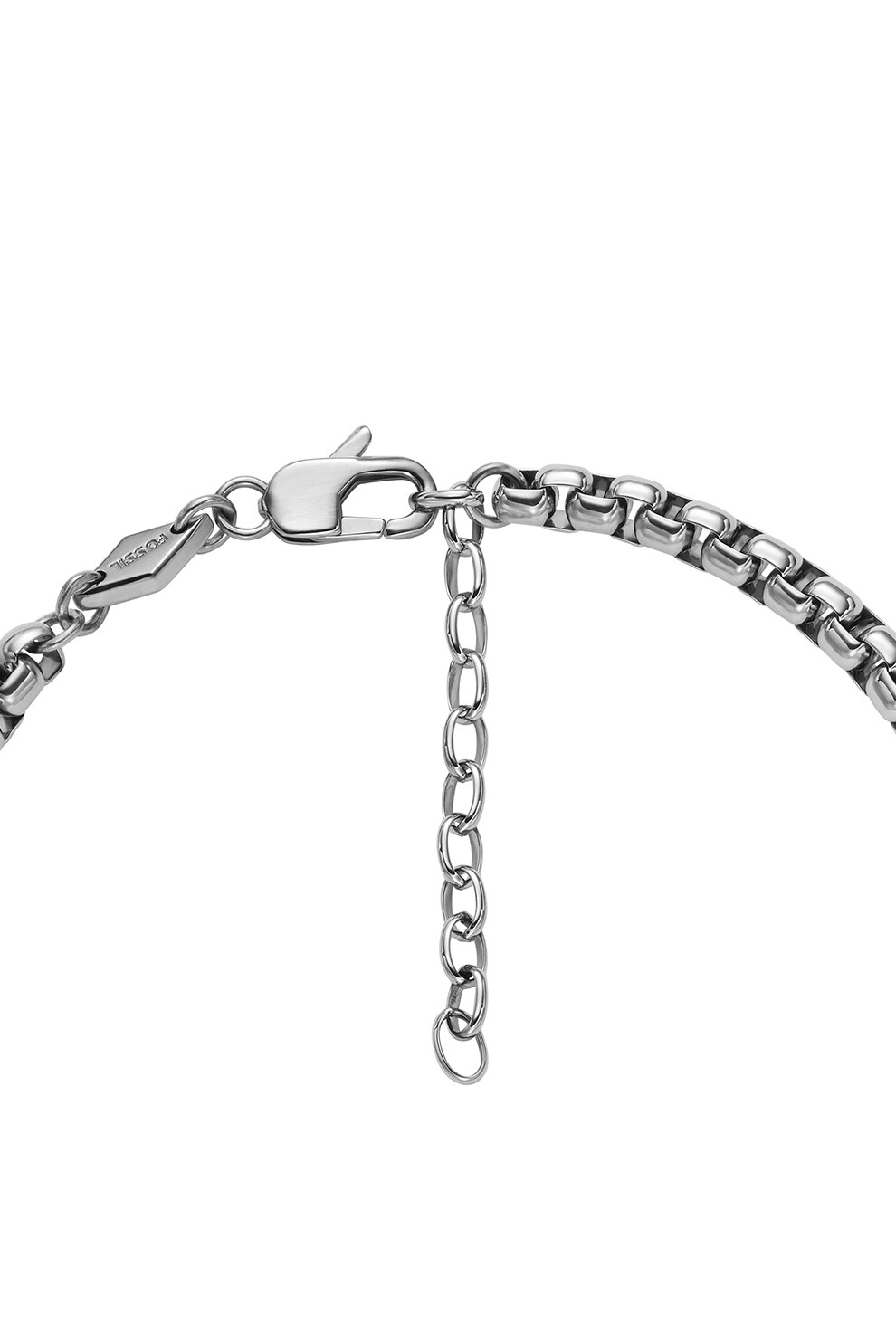 Fossil, Colier unisex de lant, Argintiu - eMAG.ro