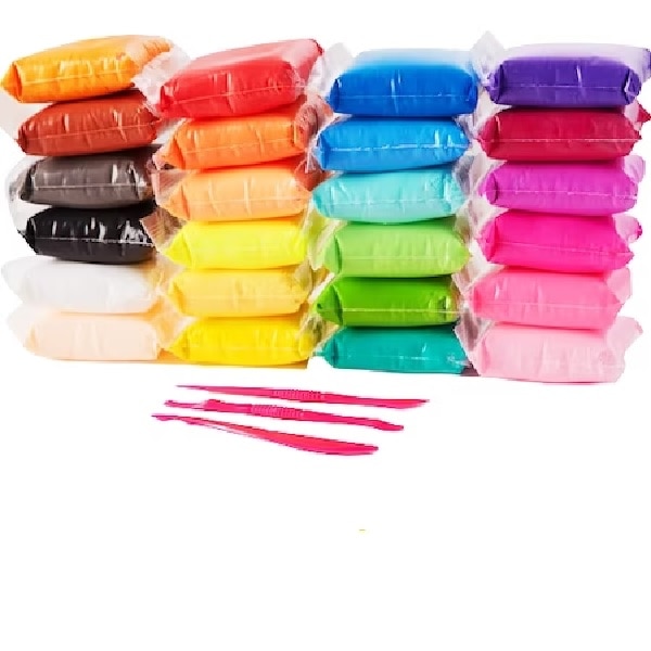 Set Plastilina inteligenta, modelatoare Magicul Clay, 12 pungi ...