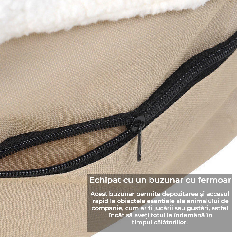 Scaun auto de protectie pentru animale de companie, rezistent si ...