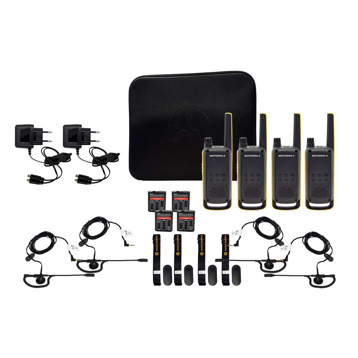 Set cu 4 statii radio PMR portabila Motorola T82 Extreme - eMAG.ro