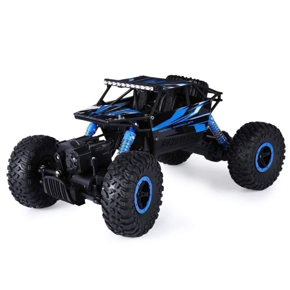 Количка за игра, RC Rock Crawler Monster Truck, 2.4GHZ състезателна ...