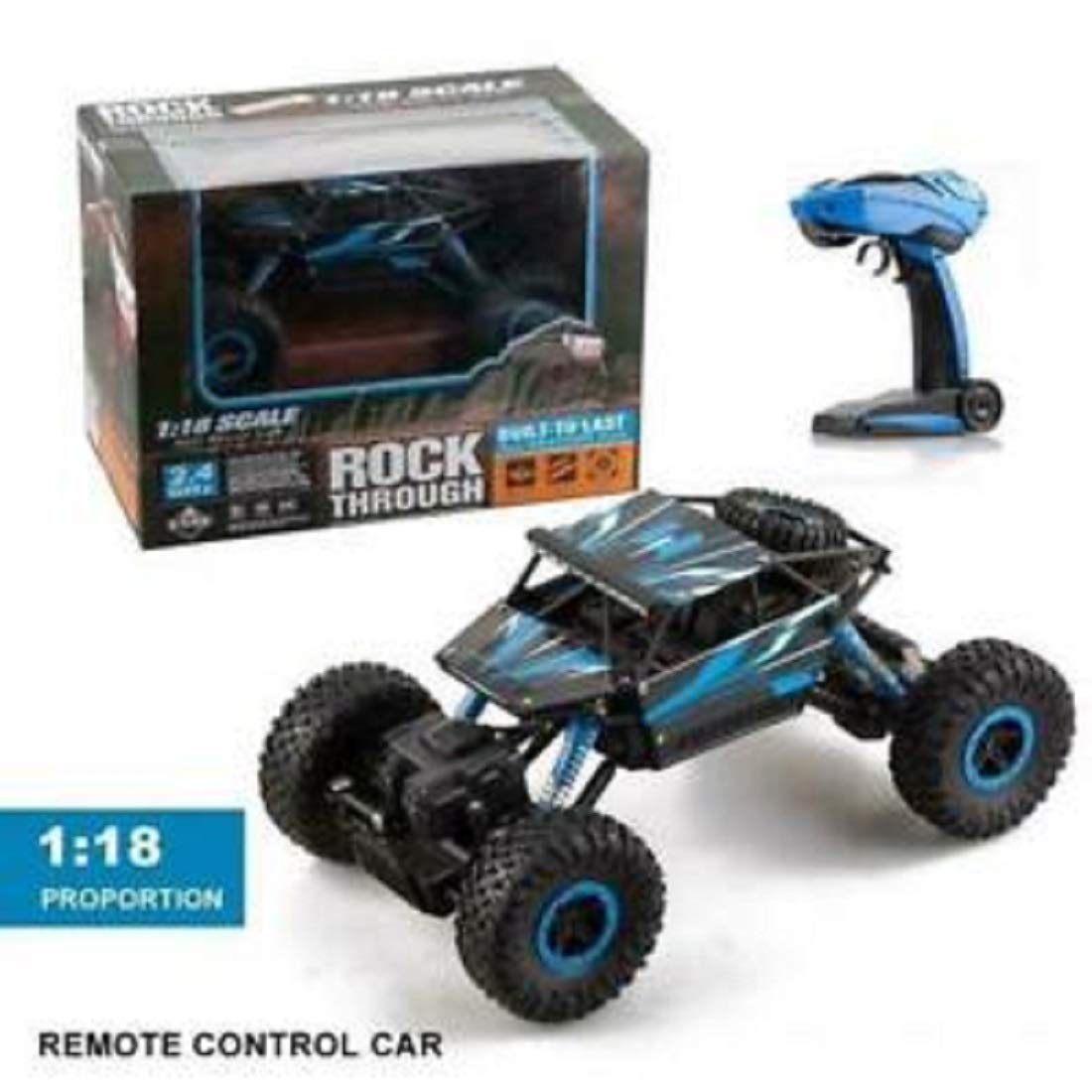 Masinuta de Curse RC Rock Crawler Monster Truck 2.4GHZ, Controlata de ...