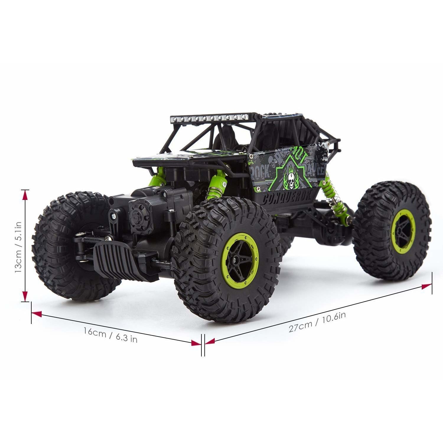 Masinuta de Curse RC Rock Crawler Monster Truck 2.4GHZ, Controlata de ...