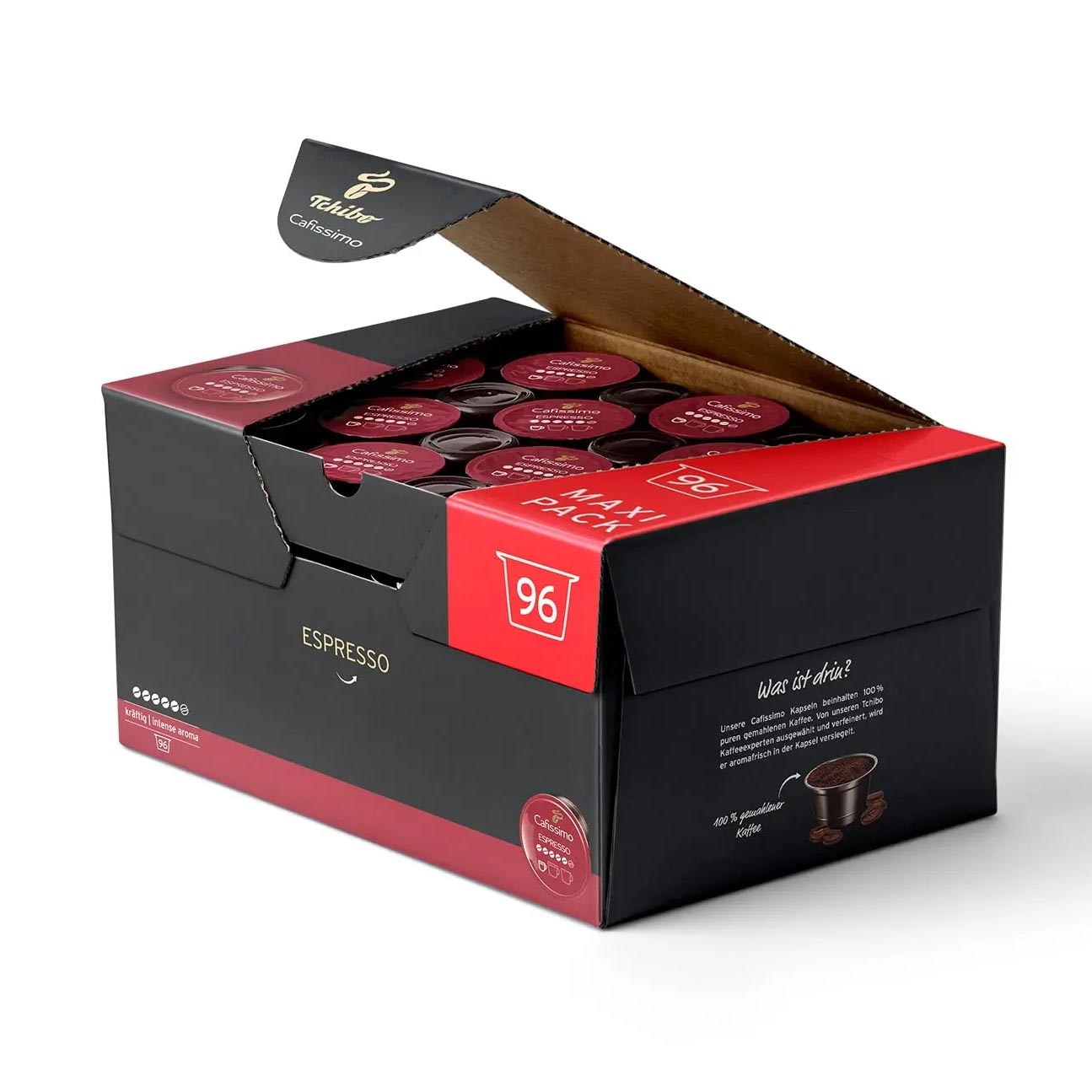 Capsule de cafea, Tchibo, Cafissimo Espresso Intense, 96 buc, 720g ...