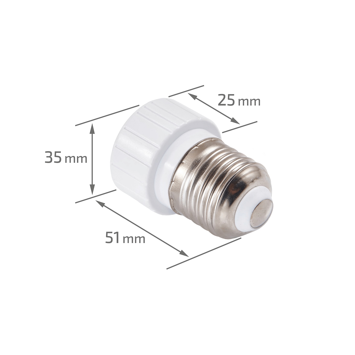 Adaptor pentru becuri LED, transformator de la soclu E27 la soclu GU10 ...