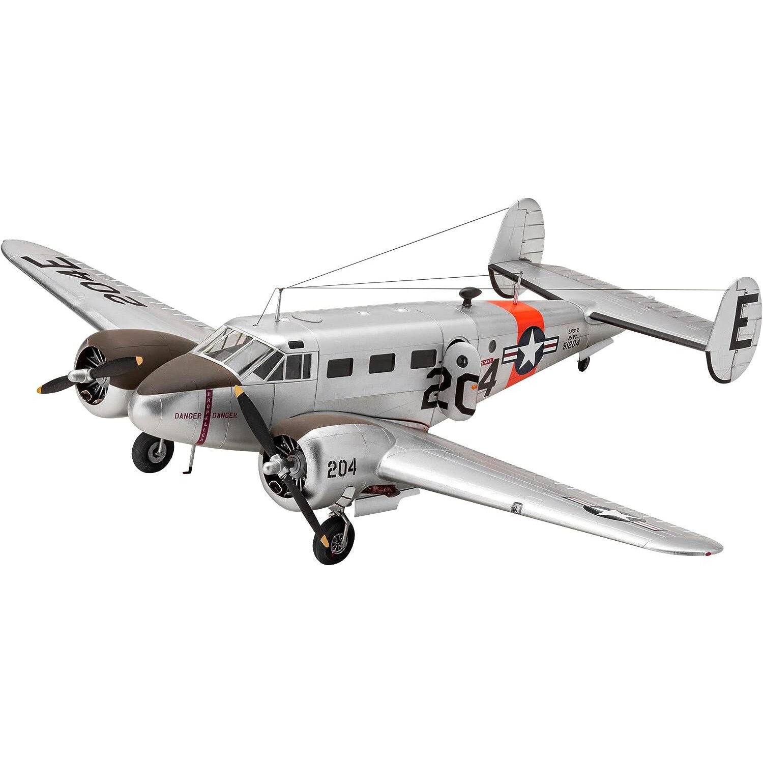 Macheta de asamblat, Revell, Avion Beechcraft Model 18,131 piese - eMAG.ro