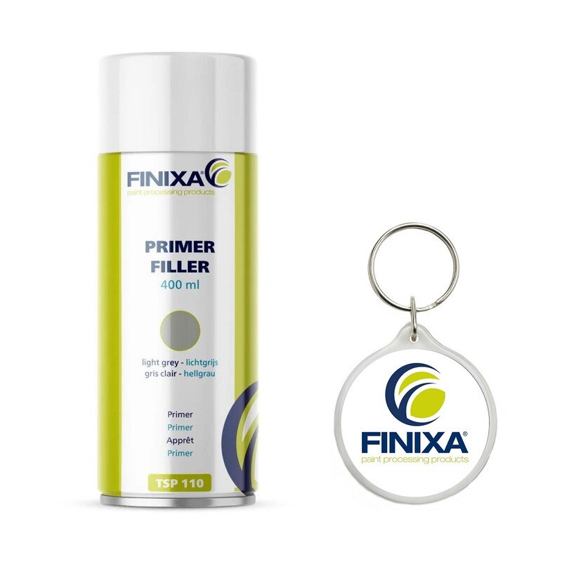 Set Spray Primer Alb Finxia Filler, 400Ml cu Breloc Finixa - eMAG.ro