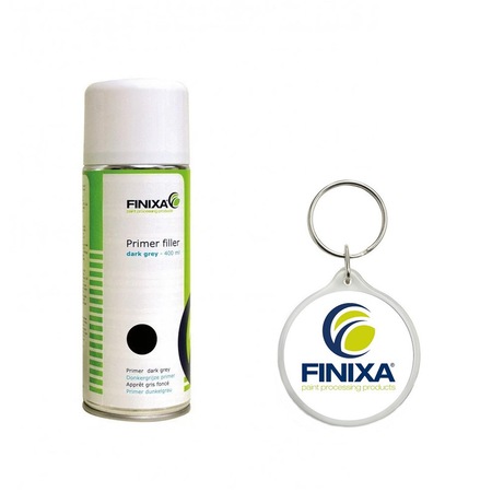 Set Spray Primer Gri Inchis Finixa, 400Ml cu Breloc Finixa - eMAG.ro