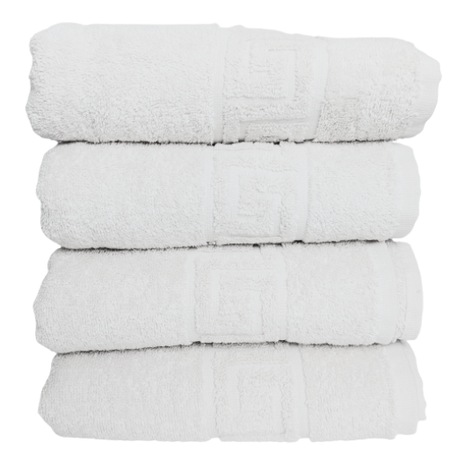 Set Prosoape Pufoase Hoteliere, 50cm x 90cm, 4 Piese, Model Greek, 100% ...