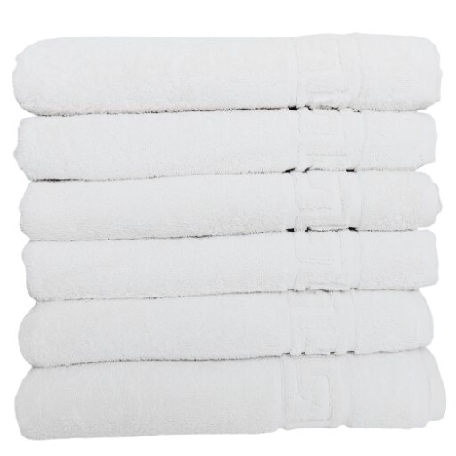 Set Prosoape Pufoase Hoteliere, 70cm x 140cm, 6 Piese, Model Greek, 100 ...