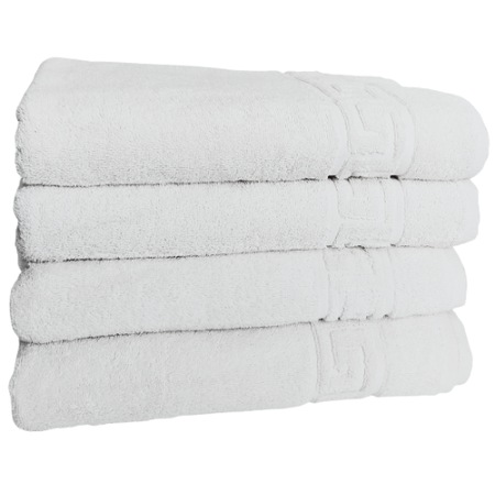 Set Prosoape Pufoase Hoteliere, 70cm x 140cm, 4 Piese, Model Greek, 100 ...