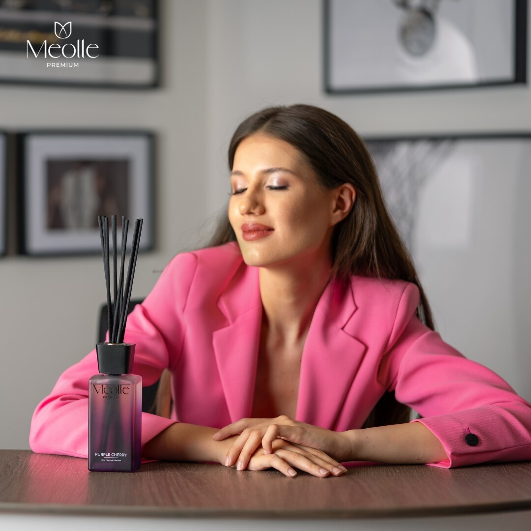 Odorizant cu betisoare parfumate Purple Cherry, Meolle by Market Aroma ...