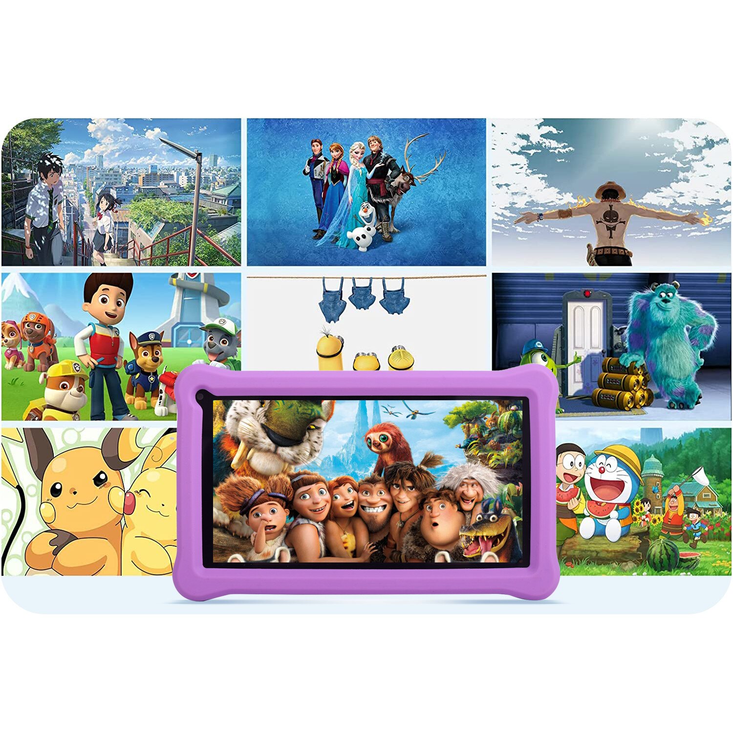 Tableta pentru copii, Android 11 de 7 inch, LULUGTI, 3GB RAM 32GB ROM ...