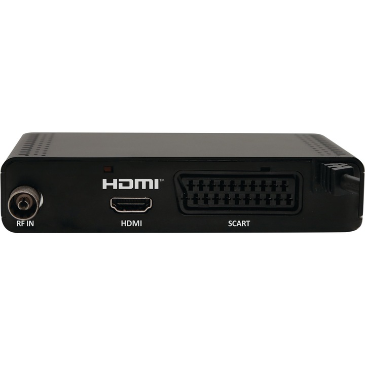 Decodor TV TerraBox T3, TechniSat, Metal, DVB-T2 HD, HEVC/H.265, HDMI ...