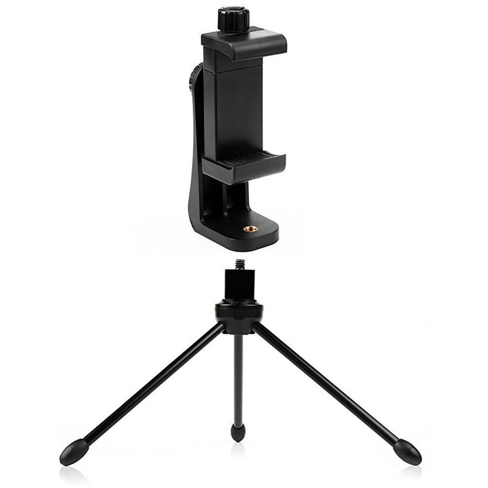 Suport telefon pentru trepied, Rotatie 360 grade, 5.8cm-10cm, ABS/Metal ...