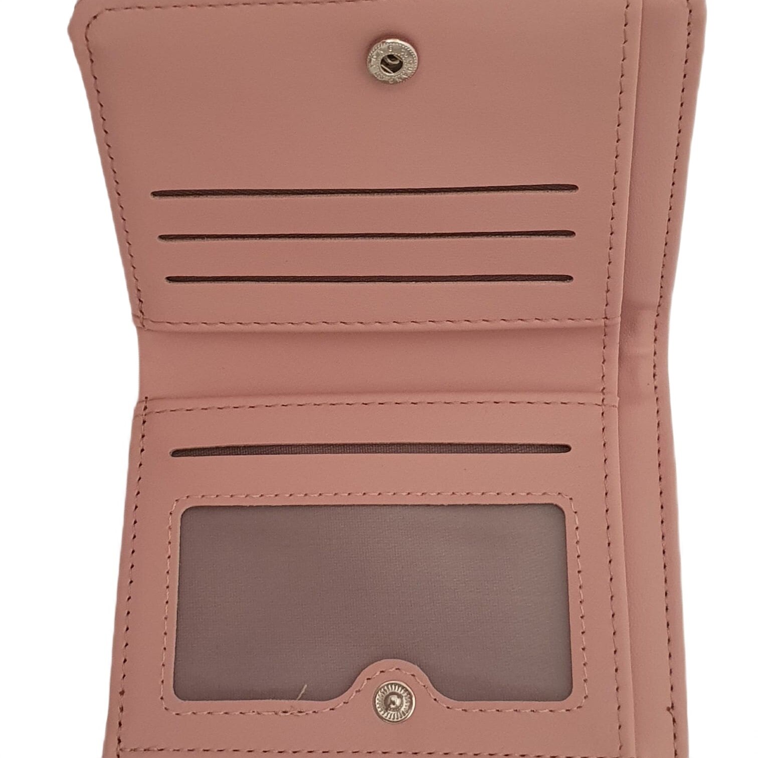 Portofel dama, piele, 12x10x1.5 Roz - eMAG.ro