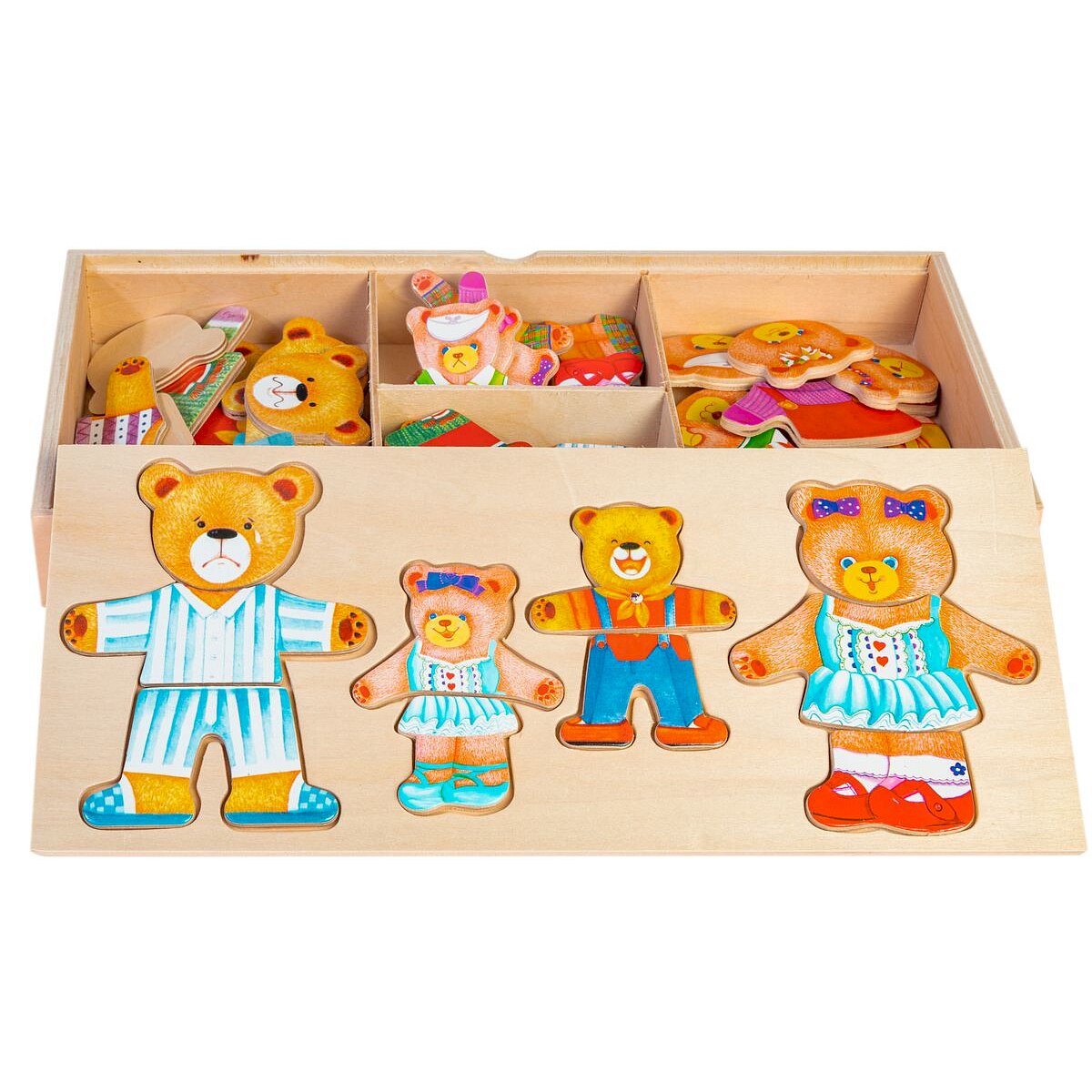 Puzzle copii, Smily Play, Lemn, 3+ - eMAG.ro