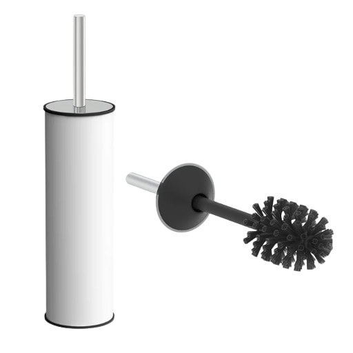 Perie WC si suport din inox Alb 36 cm SMR Professional Hygiene - eMAG.ro