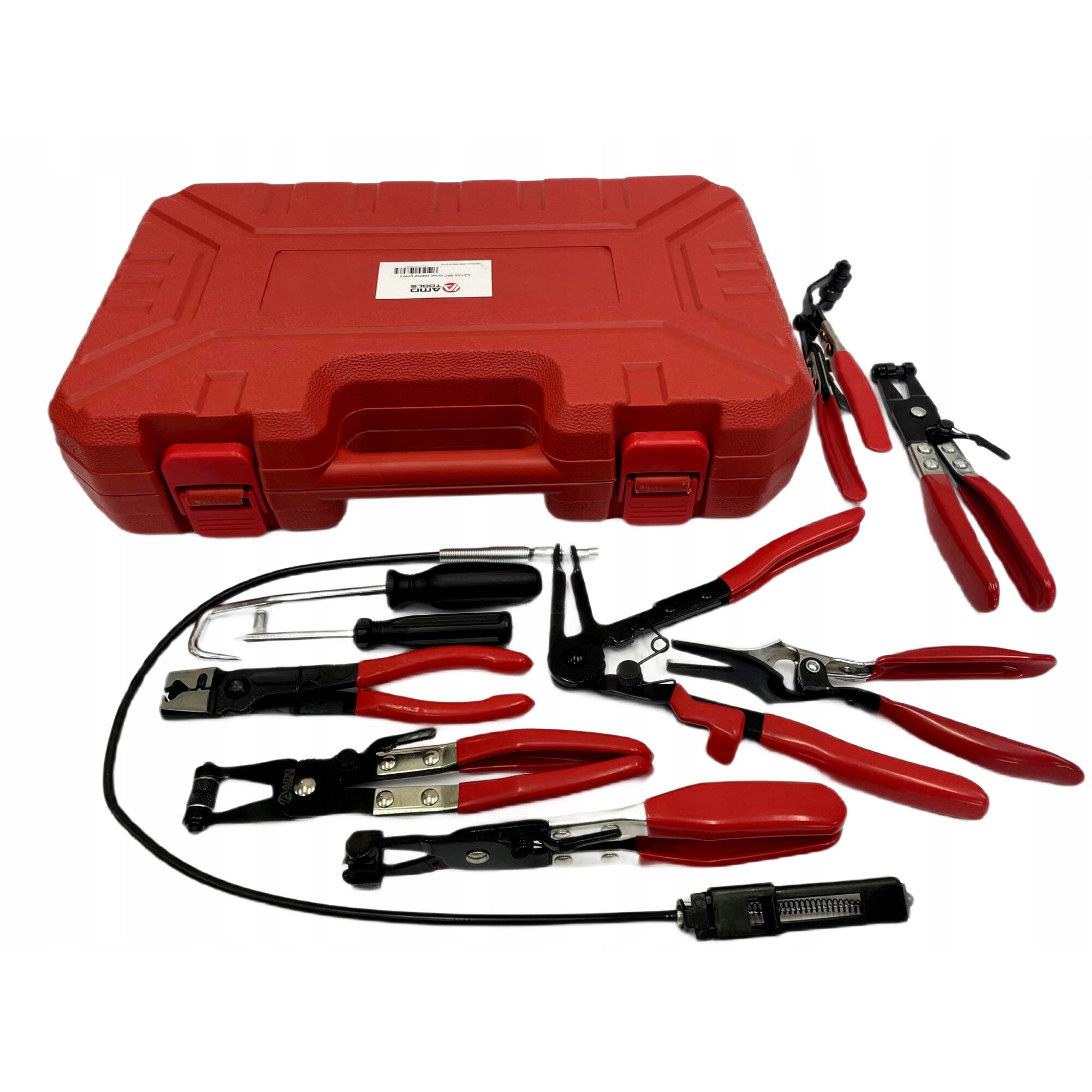 Trusa cu clesti pentru legaturi curele, Rosu/Negru - eMAG.ro