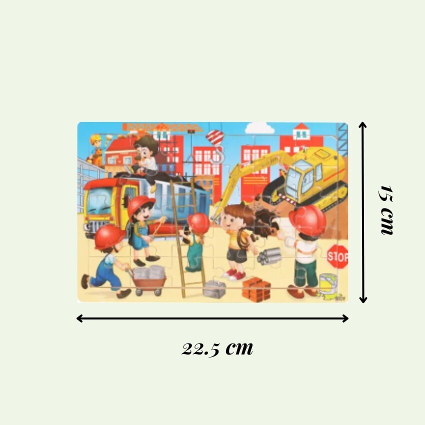 Puzzle din lemn pentru copii prescolari 30 piese, Montessori, Copii la ...