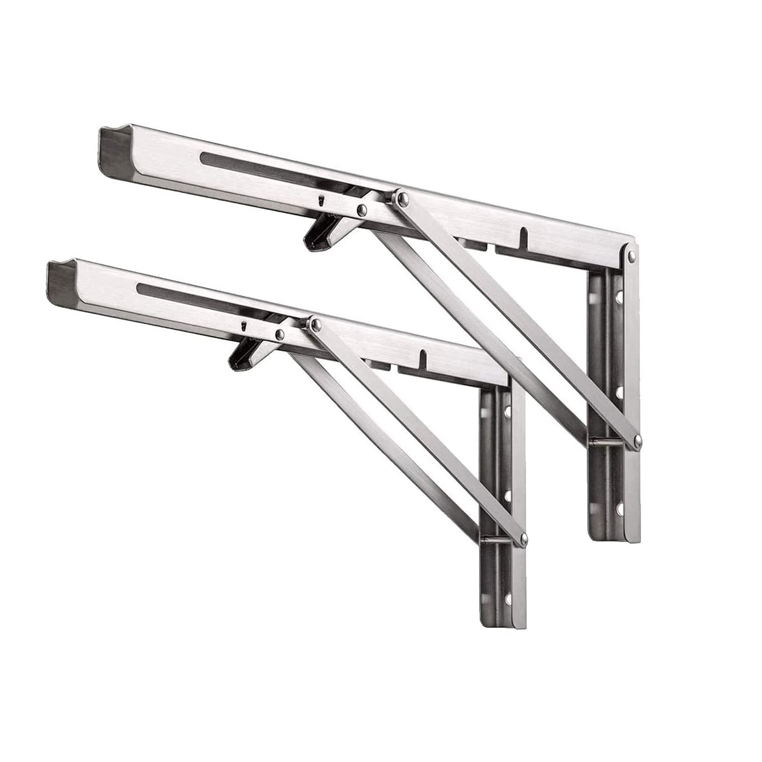 Suport raft pliabil, Jormftte, Inox, 500mm, Argintiu - eMAG.ro