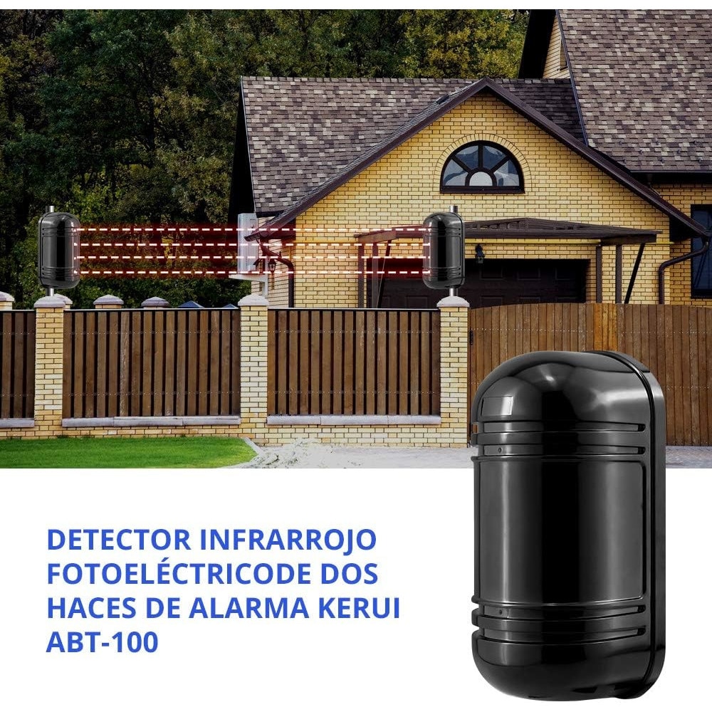 Senzor de miscare cu infrarosu, Jormftte, 100m, Negru - eMAG.ro