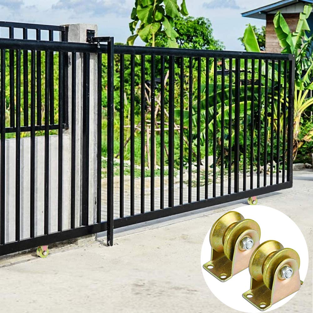 Set 2 Roti pentru porti, Jormftte, Otel, Auriu - eMAG.ro