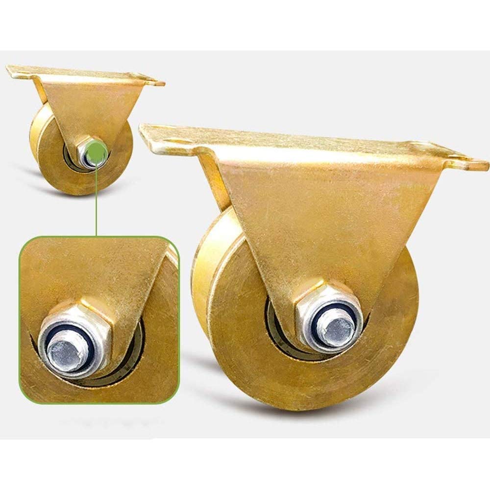 Set 2 Roti pentru porti, Jormftte, Otel, Auriu - eMAG.ro