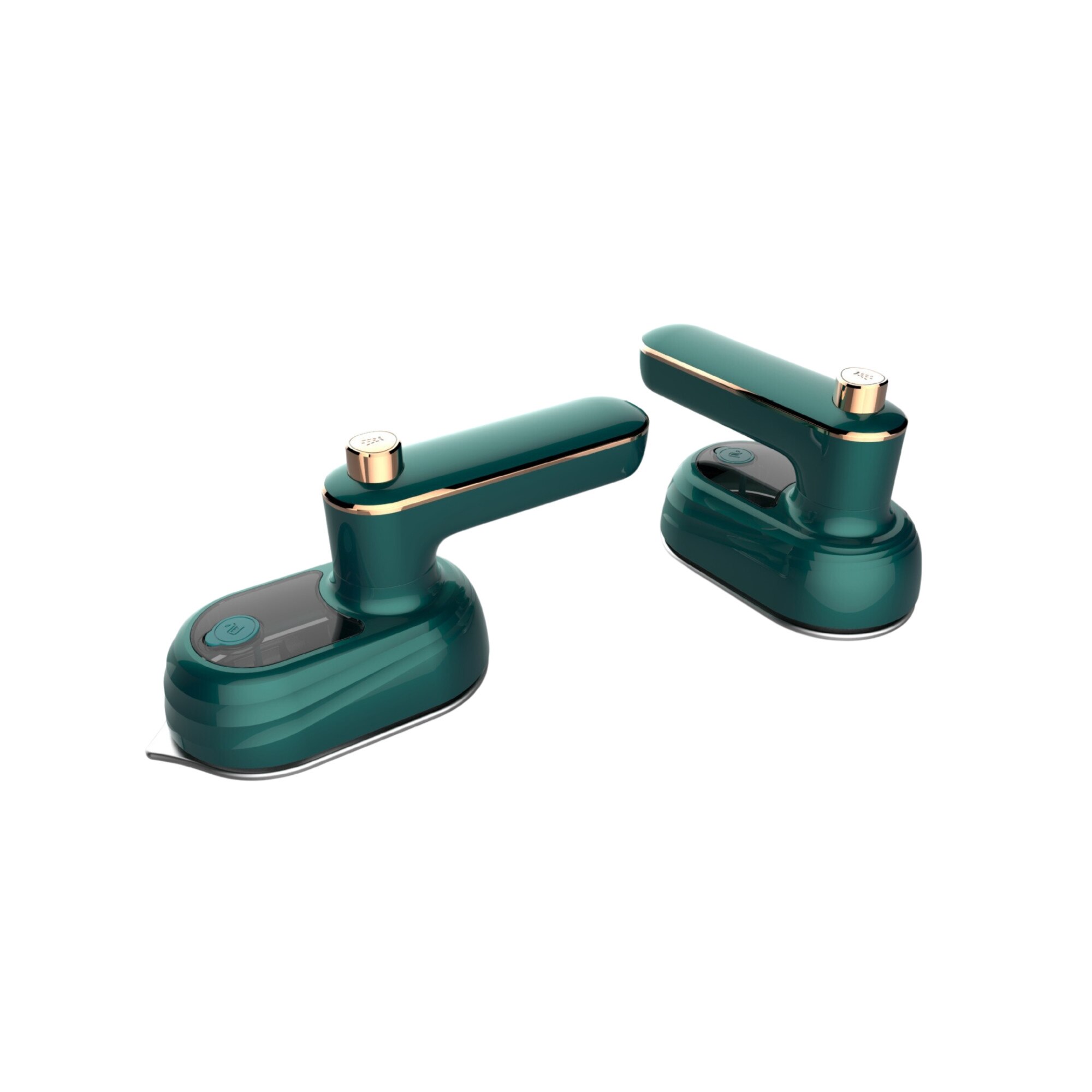 Mini fier de calcat pliabil, cu spray, talpa ceramica, 38W, rezervor ...