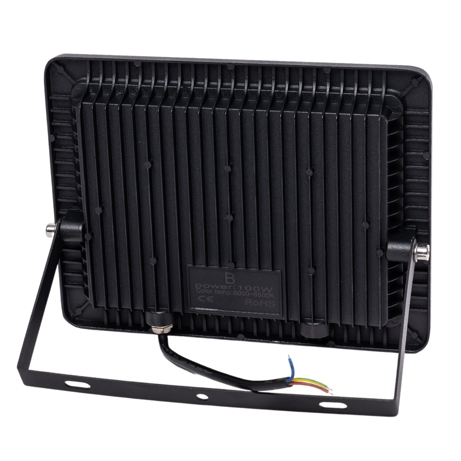 Proiector led 100W ultra slim, lumina rece 6500K, Negru, 9500 lumeni, IP66 - eMAG.ro