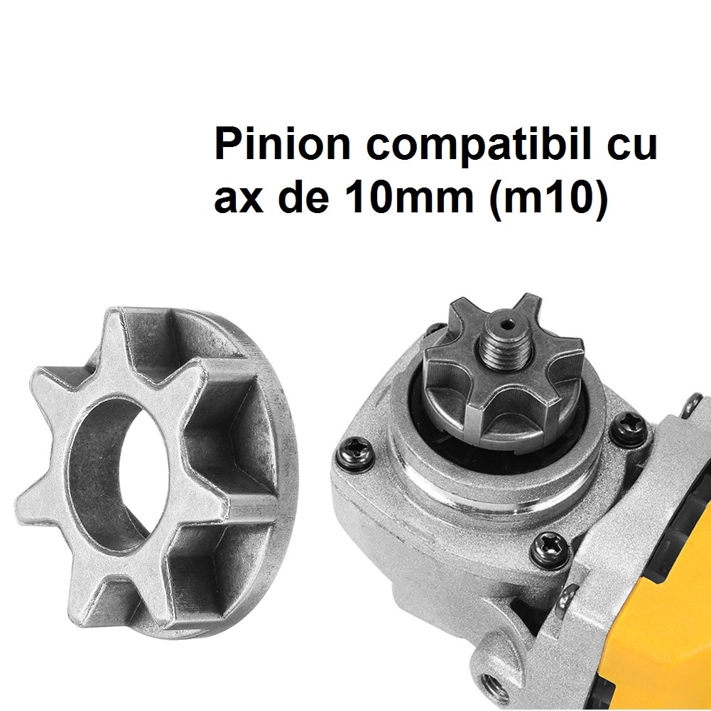 Adaptor drujba pentru polizor unghiular cu ax M10, lama 30 cm, rezervor pentru ulei - eMAG.ro