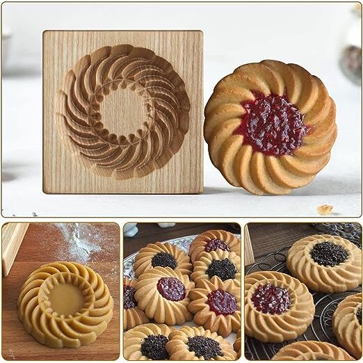 Forma de prajituri, Sunmostar, Lemn, Maro - eMAG.ro