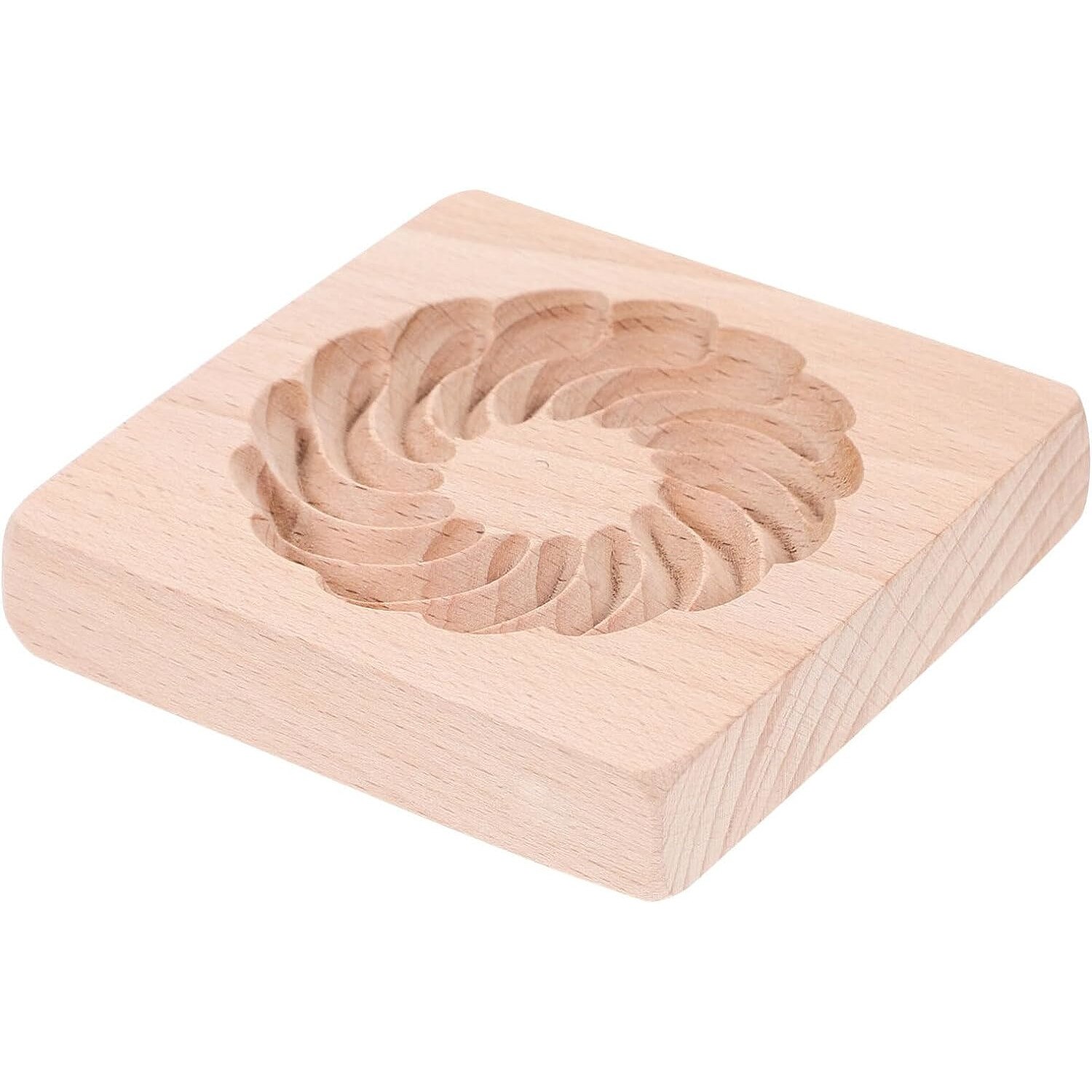 Forma de prajituri, Sunmostar, Lemn, Maro, 10 x 10 x 2 cm - eMAG.ro