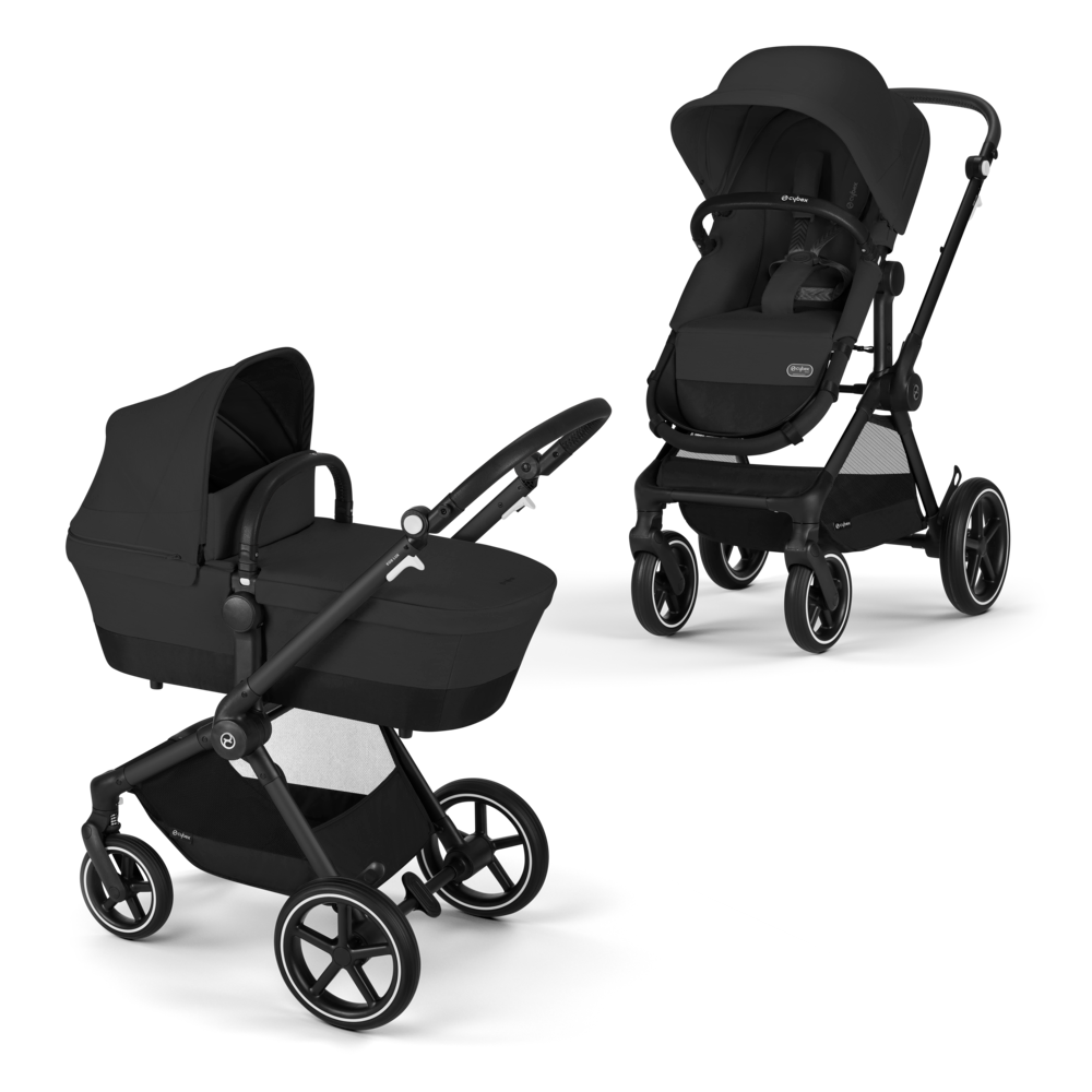 Carucior 2 in 1 pentru bebelusi Cybex Gold EOS LUX Moon Black - eMAG.ro