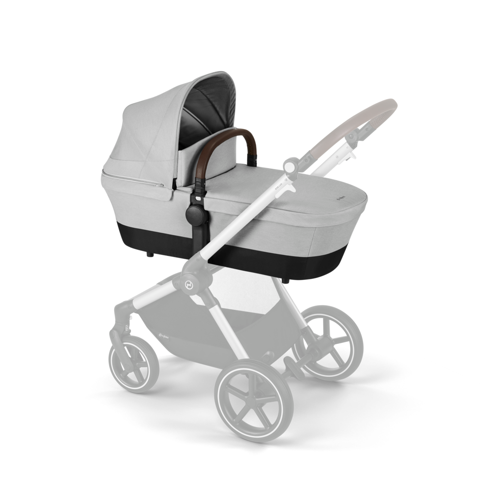 Детска количка 2 в 1 Cybex Gold EOS LUX, Lava Grey - eMAG.bg