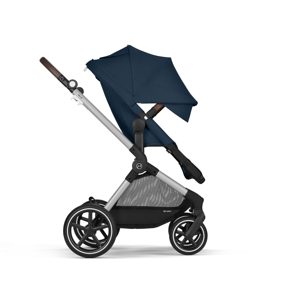 Carucior 2 in 1 pentru bebelusi Cybex Gold EOS LUX Ocean Blue - eMAG.ro