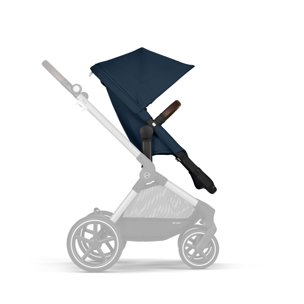 Carucior 2 in 1 pentru bebelusi Cybex Gold EOS LUX Ocean Blue - eMAG.ro
