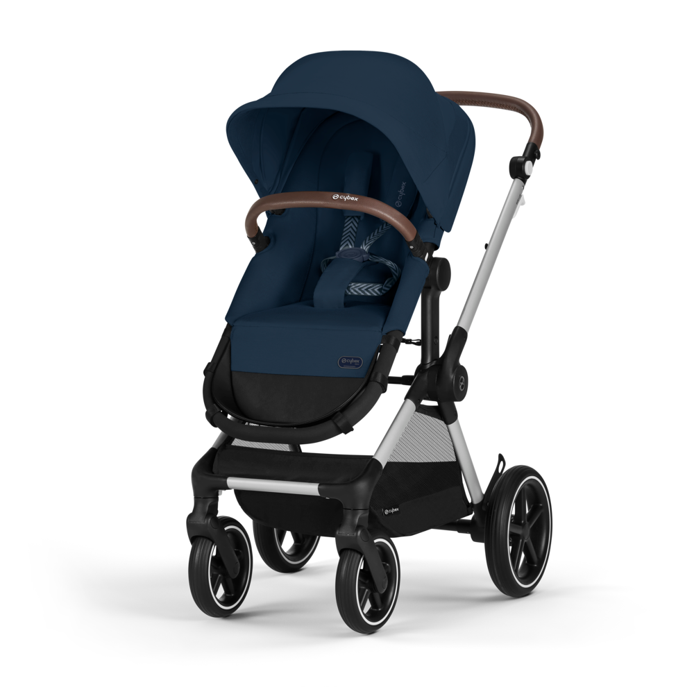 Carucior 2 in 1 pentru bebelusi Cybex Gold EOS LUX Ocean Blue - eMAG.ro