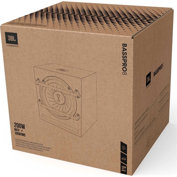 Subwoofer auto activ JBL BASS PRO 8 - eMAG.ro