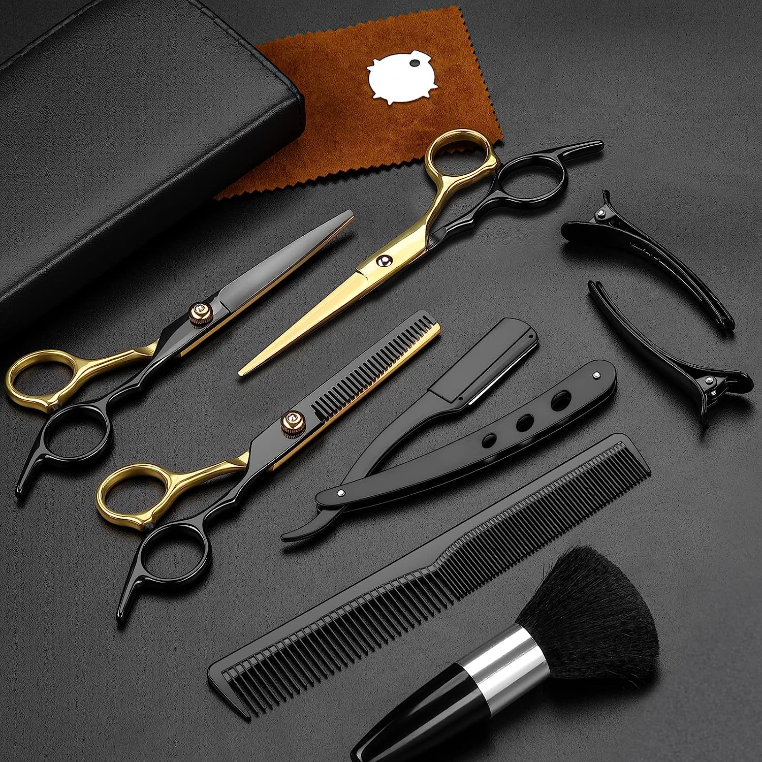 Foarfece profesionale de tuns si filat, pentru frizerie, salon sau ...