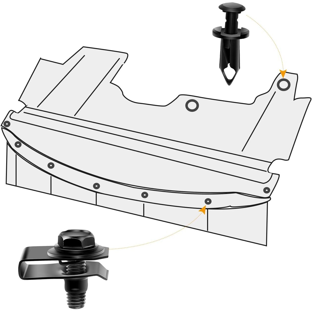 Set 70 suruburi auto, LLWL, Negru - eMAG.ro