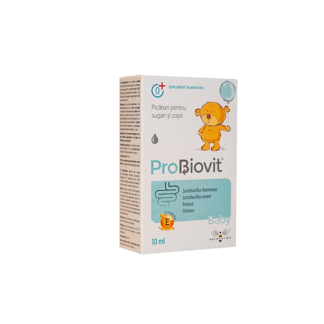 Probiovit Baby Probiotic, APIPHARMA, Picaturi pentru sugari si copii ...