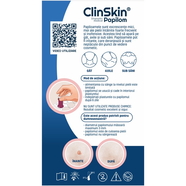 ClinSkin Papilloma Treatment Skin Tag, Crushed - eMAG.bg