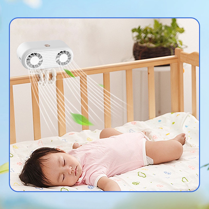 Ventilatoare pentru carucior 5in1, Sunmostar, ventilator cu trepied ...